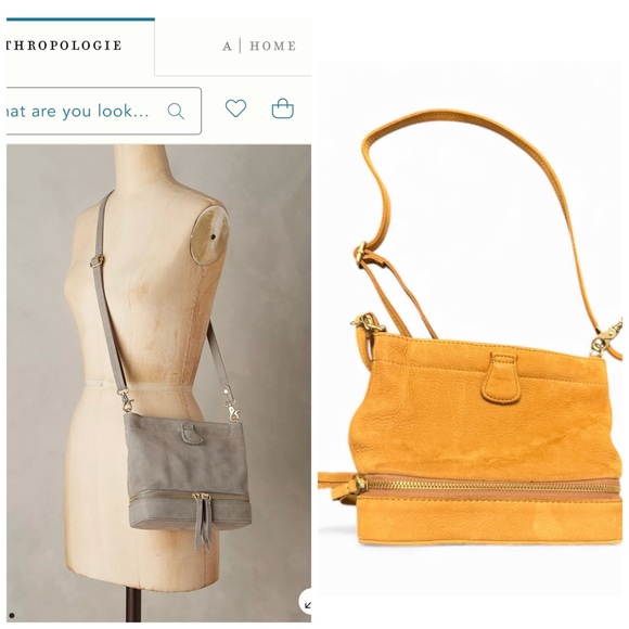 Anthropologie | Bags | Leather Convertible Crossbody Miss Albright ...